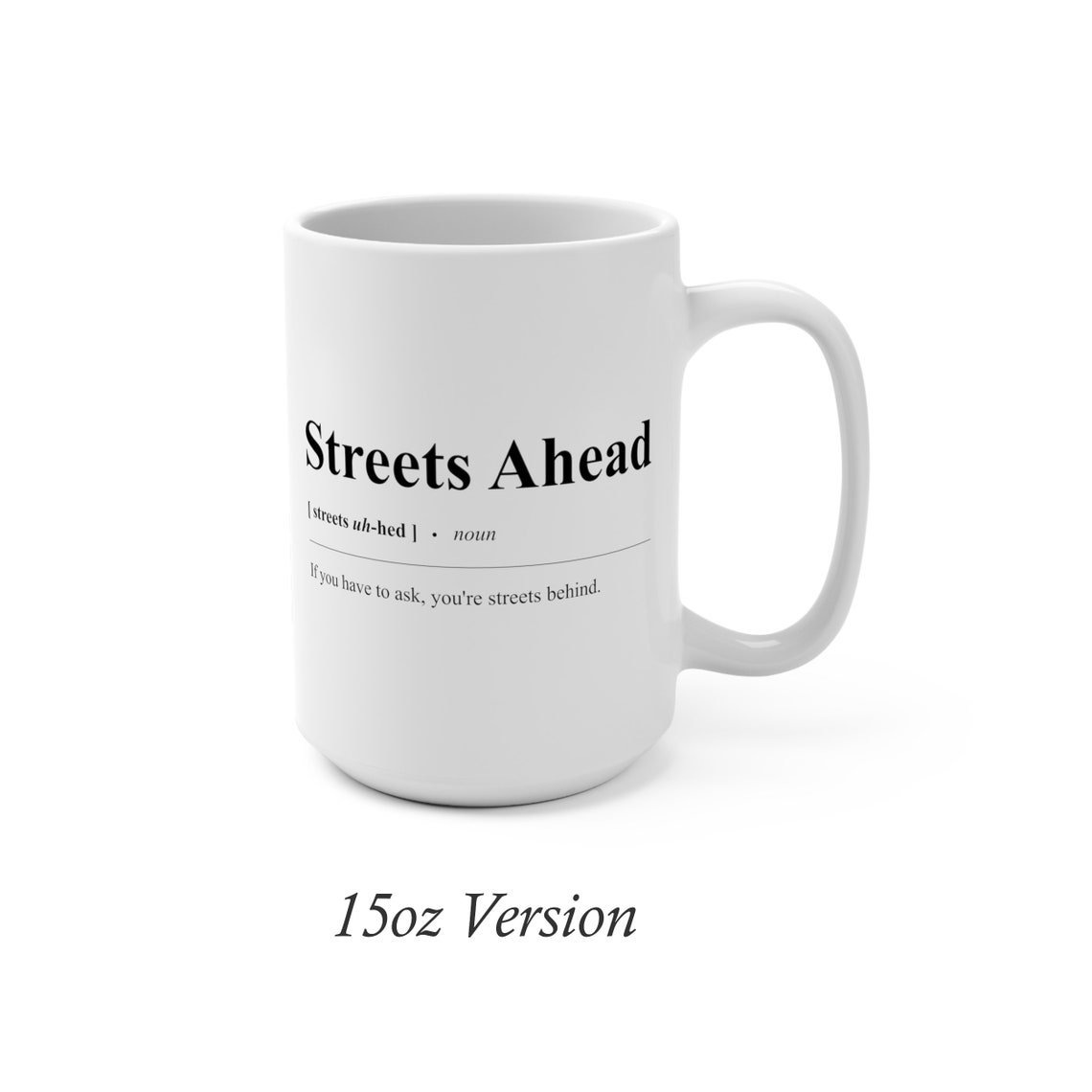 Community "streets Ahead" Dictionary Definition Mug - Pierce Hawthorne ...