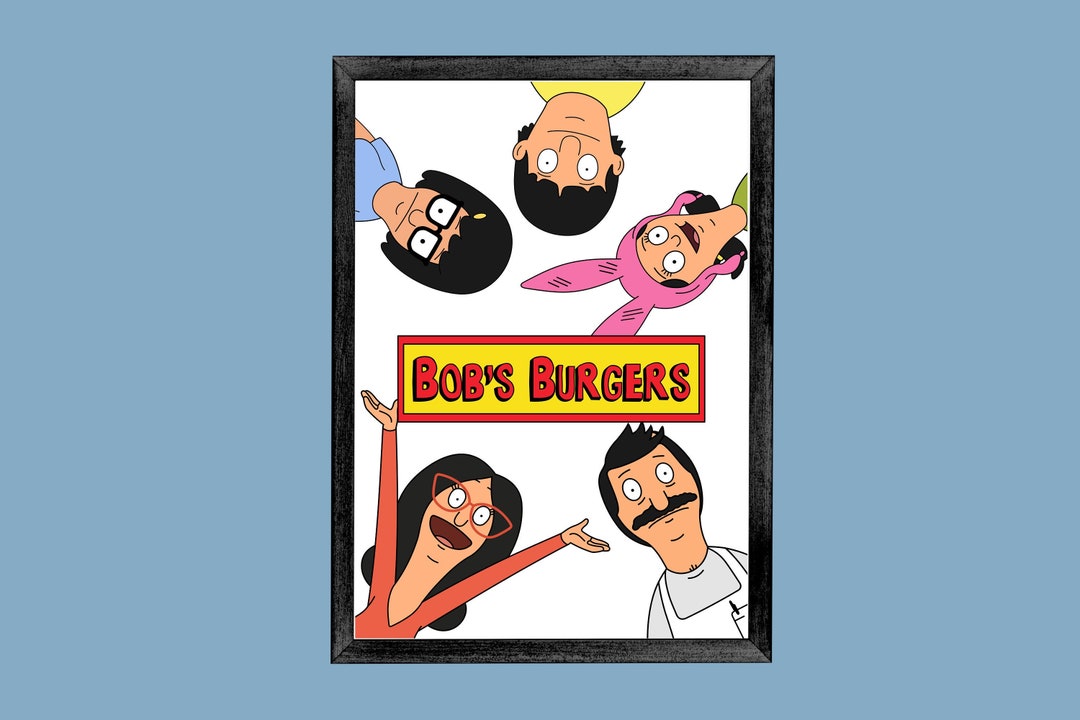 Bob's Burgers the Belcher Family Print - Bob's Burgers Logo, Bob, Linda ...
