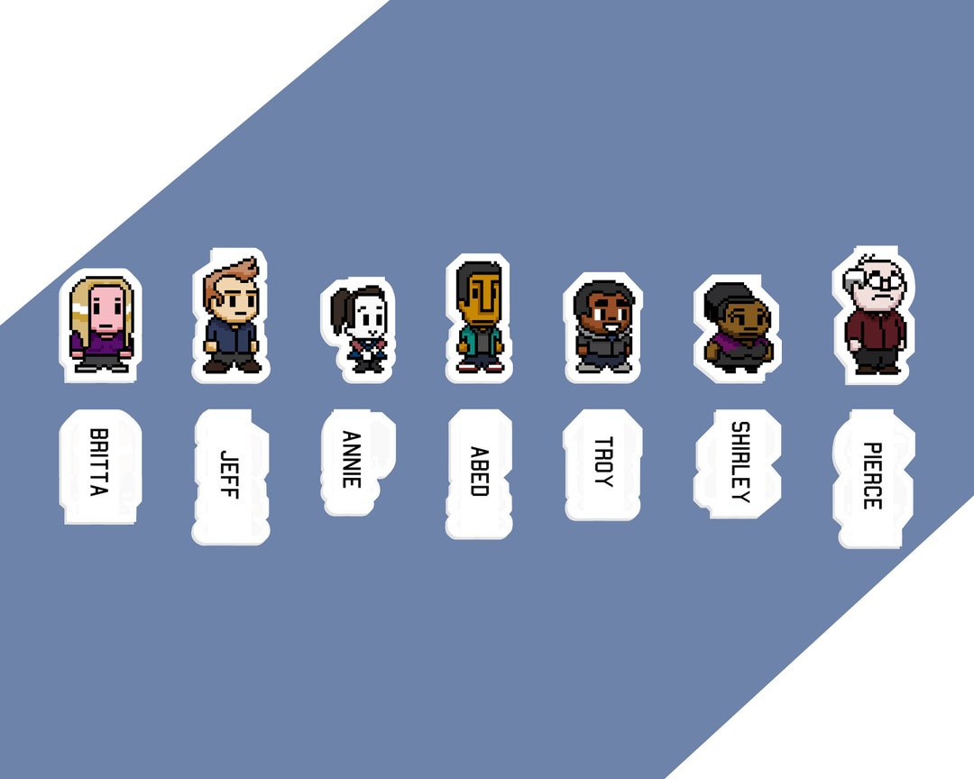 Magnetic Bookmarks Community 8-bit Video Game Characters - the ...