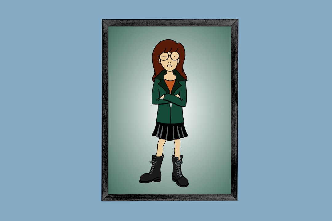 Daria Print A3, A4, A5 - Daria Morgendorffer Prints - Wall Art ...