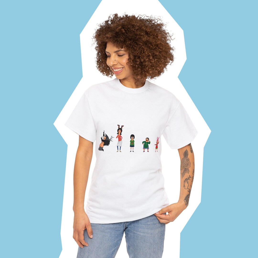 Unisex Bob's Burgers Christmas T-shirt - Belcher Family Christmas ...