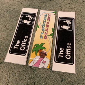 The Office Bookmarks Double-sided Laminated - Michael Scott, Dwight ...