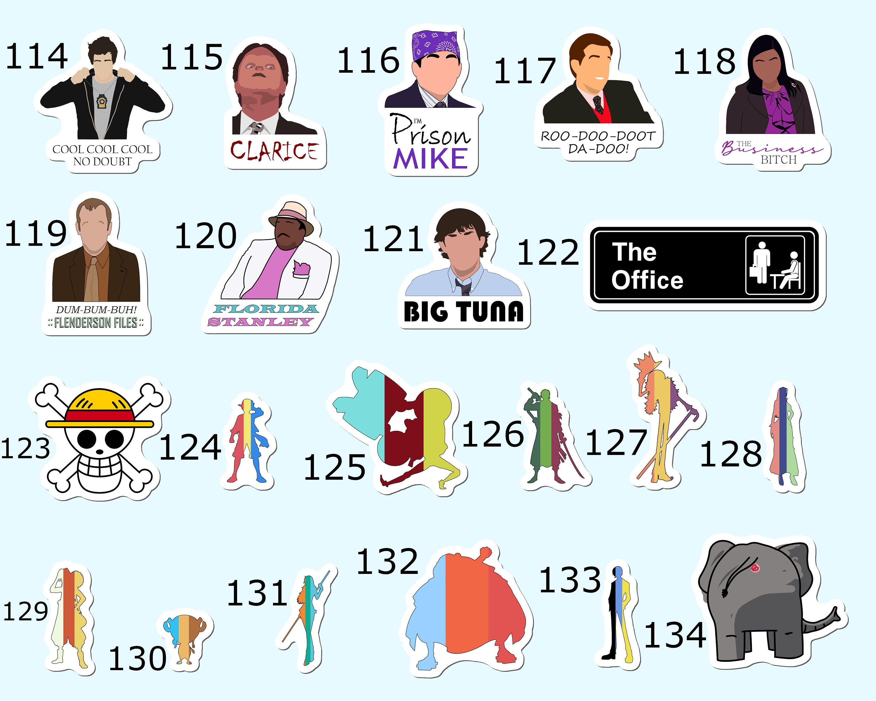 Choose Your Own Sticker Set Pack of 3 5 10 15 20 or 25 - Etsy