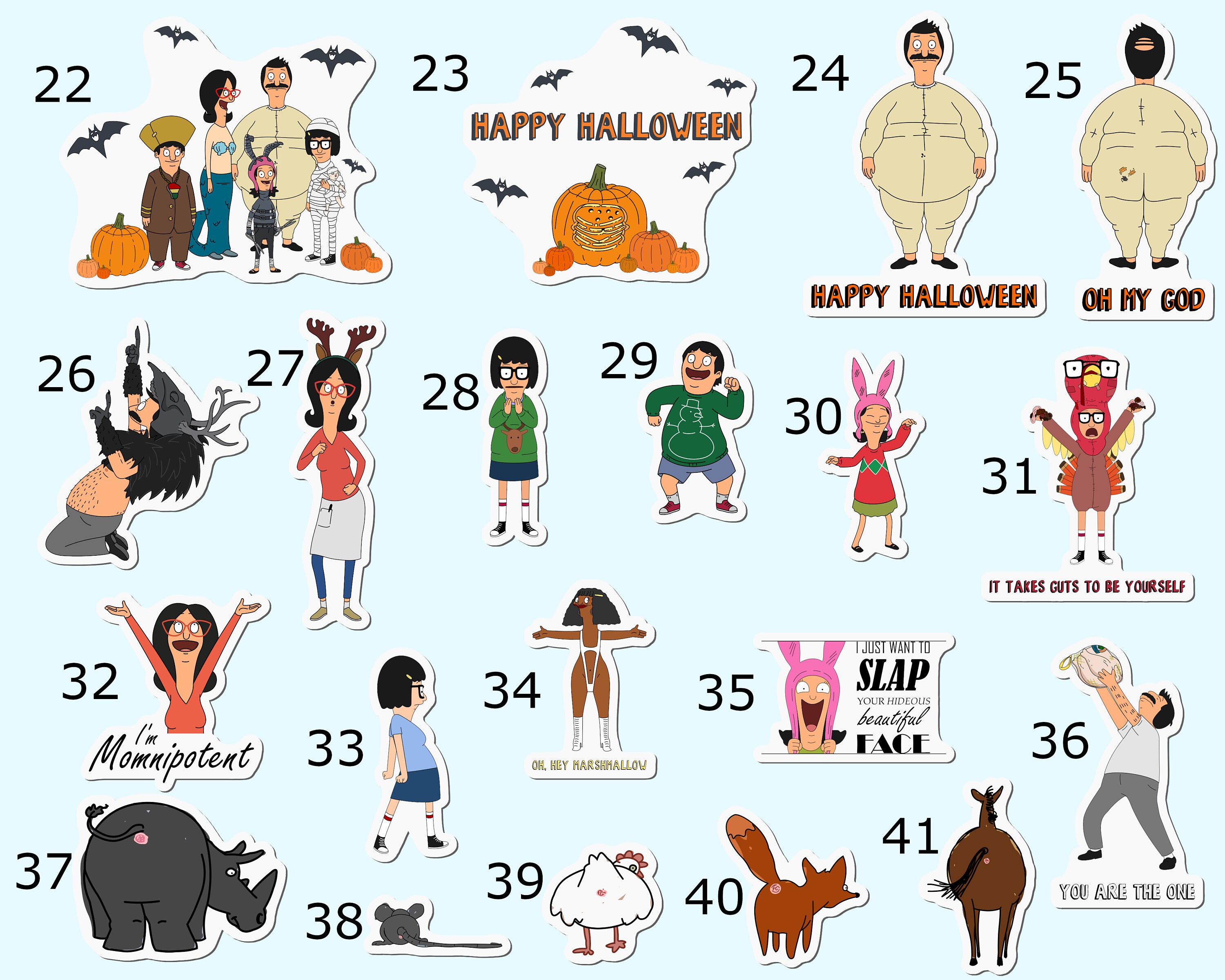 Choose Your Own Sticker Set Pack of 3 5 10 15 20 or 25 - Etsy