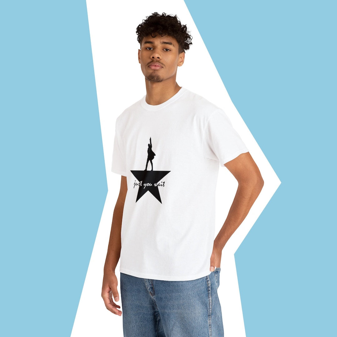 Hamilton Musical "just You Wait" Icon Logo Unisex T-shirt With Lyrics ...