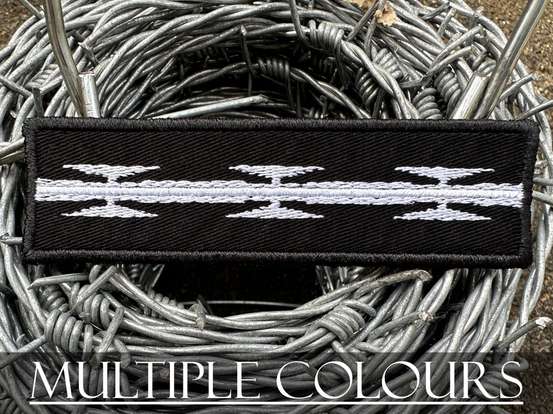 Barbed Wire Patch - Etsy