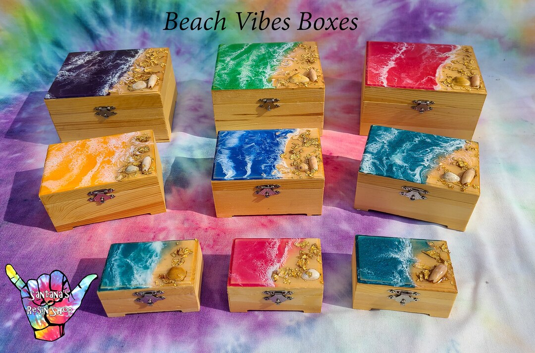 Beach Vibes Jewelry Boxes / Trinket Boxes / Beach Decor - Etsy Beach Vibes Jewelry Boxes / Trinket Boxes / Beach Decor - Etsy