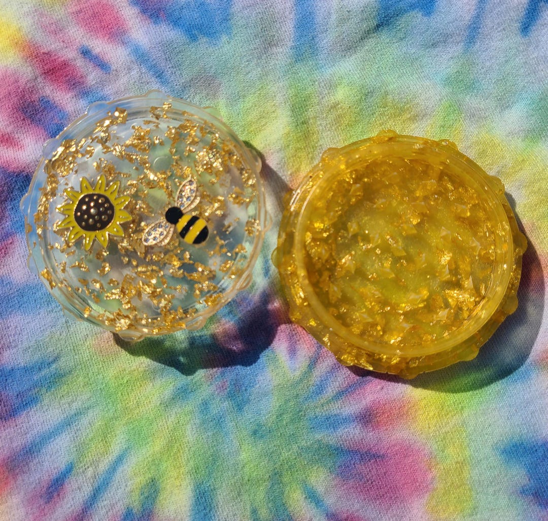 Yellow Sunflower Honeybee Grinder - Etsy