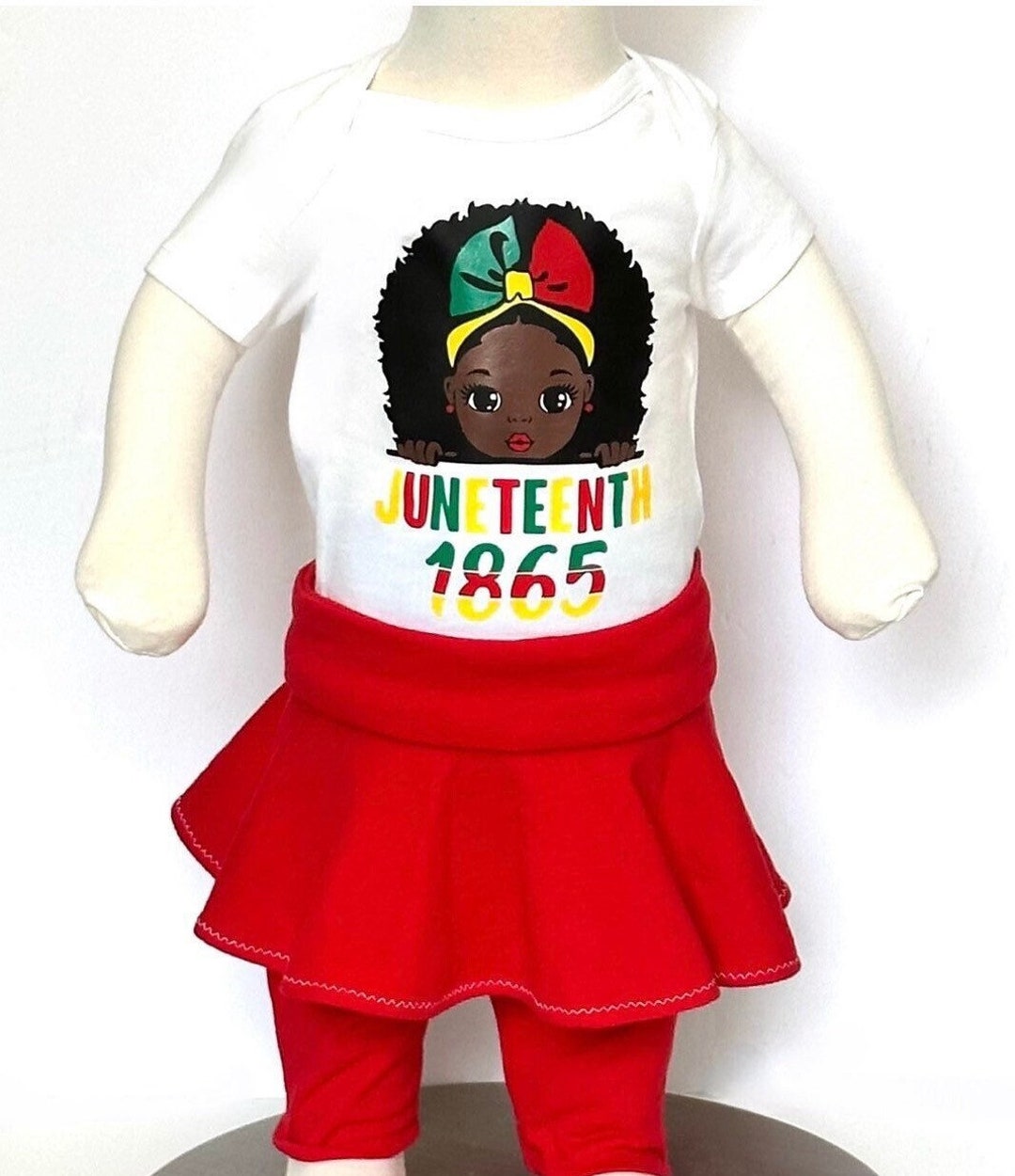 Juneteenth Baby Girl or Child Outfit. African Print Skirt Big - Etsy