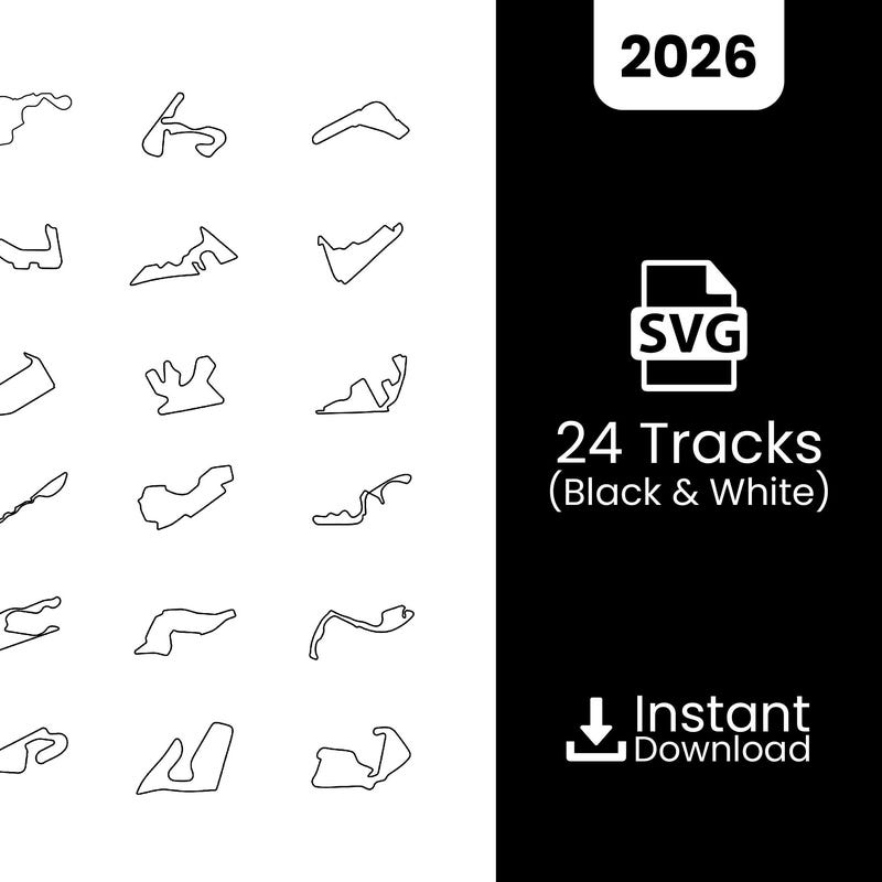 F1 2026 Circuits Poster - Etsy