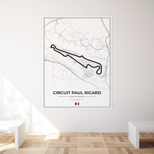 Paul Ricard F1 Poster| Formula 1 Poster|formula 1 Print|f1 Track Print ...