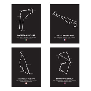 F1 Circuit Poster | Formula 1 Track Wall Art (digital Download) - Etsy
