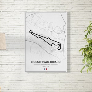 Paul Ricard F1 Poster| Formula 1 Poster|formula 1 Print|f1 Track Print ...