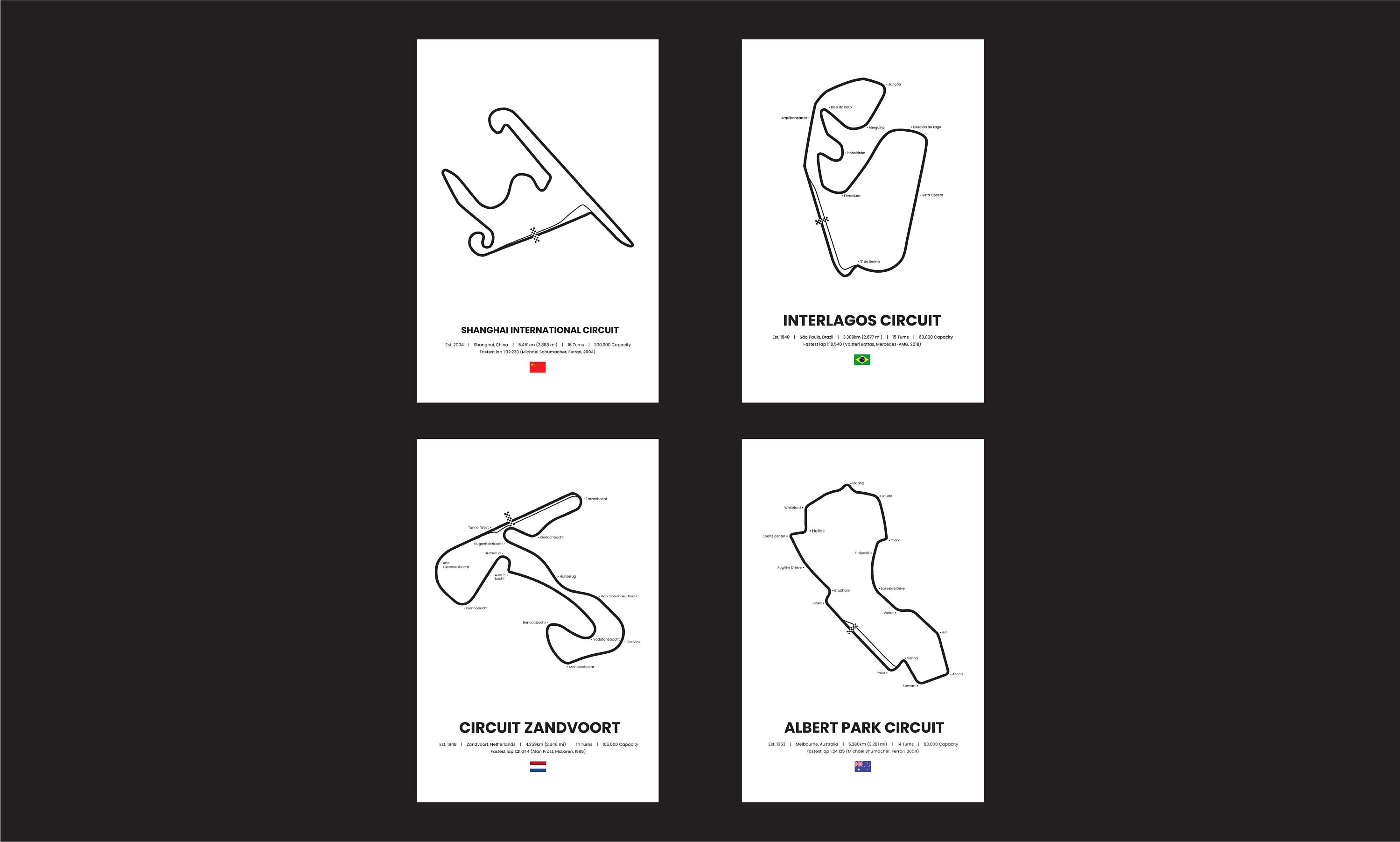 Formula 1 Circuit Print|f1 Circuit Poster |formula 1 Poster|f1 Track ...