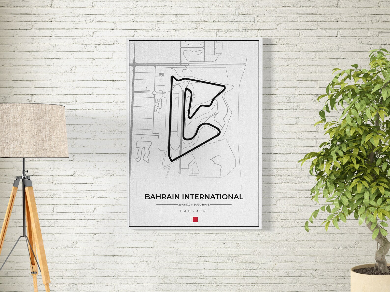 Bahrain Formula 1 Poster|bahrain F1 Poster| F1 Track|f1 Racing |F1 ...