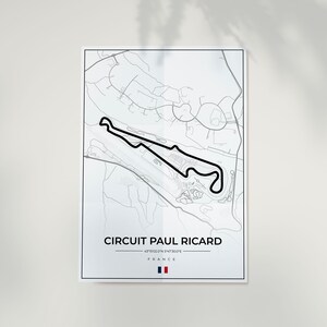 Paul Ricard F1 Poster| Formula 1 Poster|formula 1 Print|f1 Track Print ...