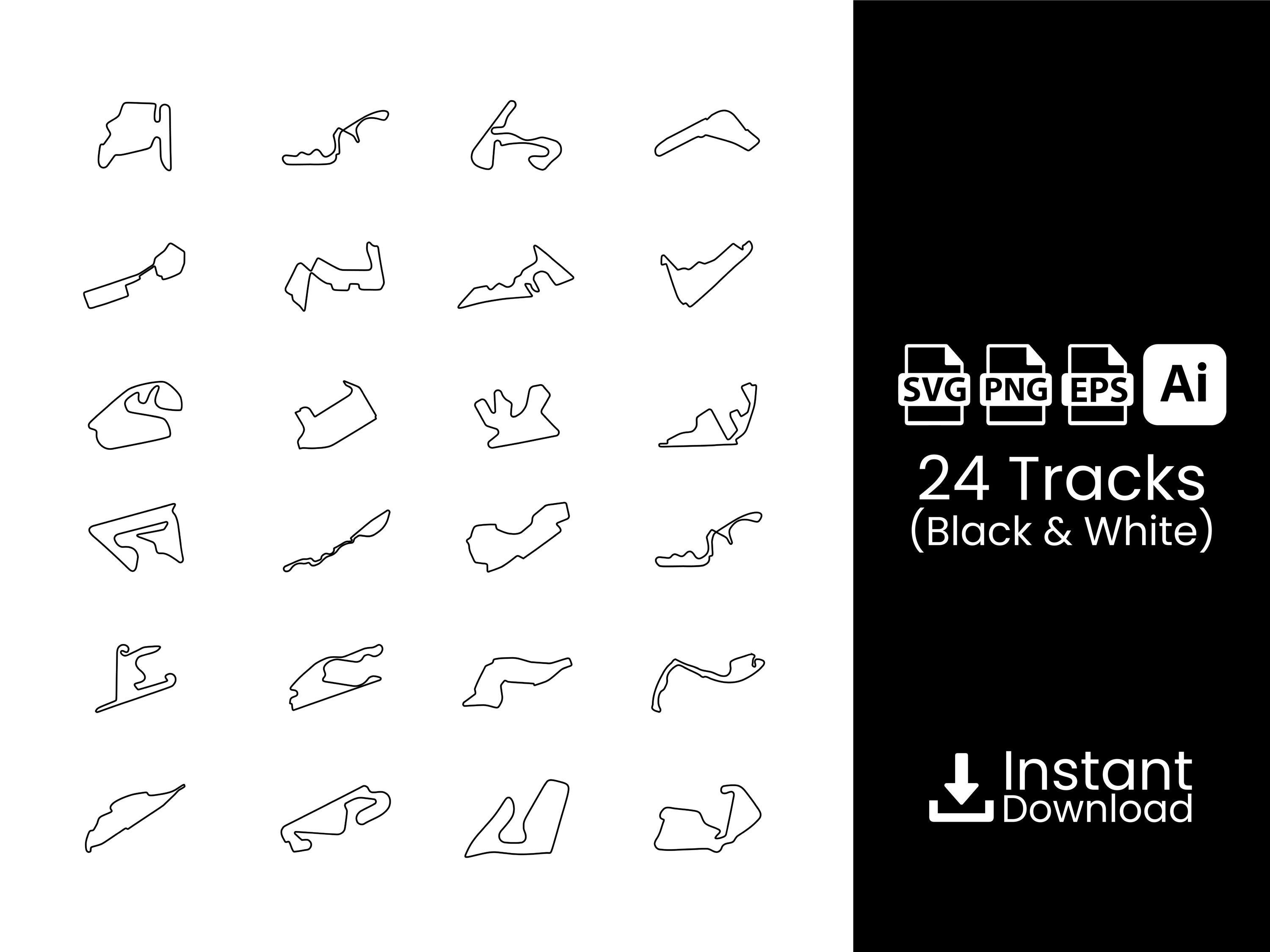 SVG Files | PNG Files | .eps File | .ai File | 24 Tracks of the Year ...