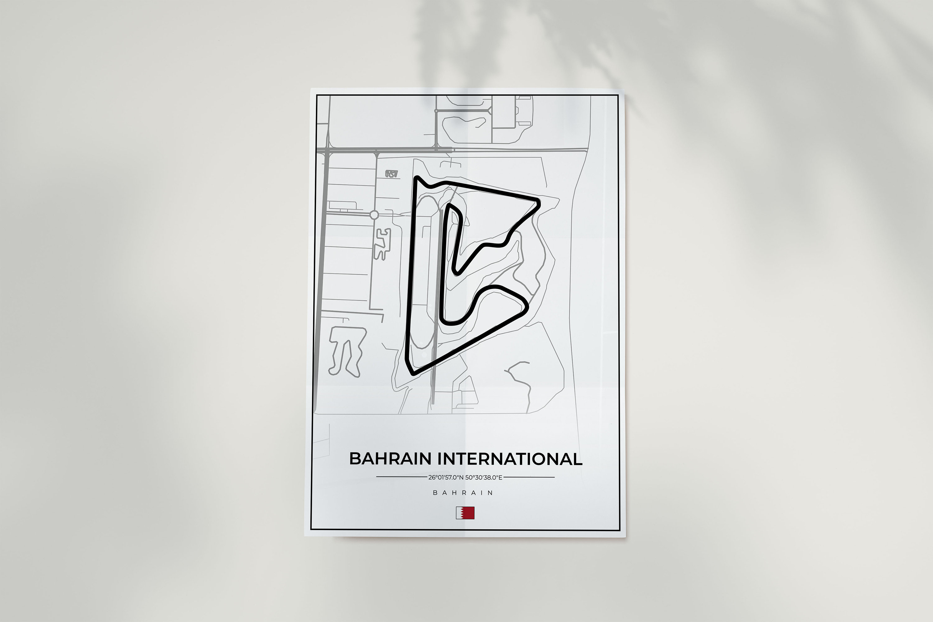 Bahrain Formula 1 Poster|bahrain F1 Poster| F1 Track|f1 Racing |F1 ...