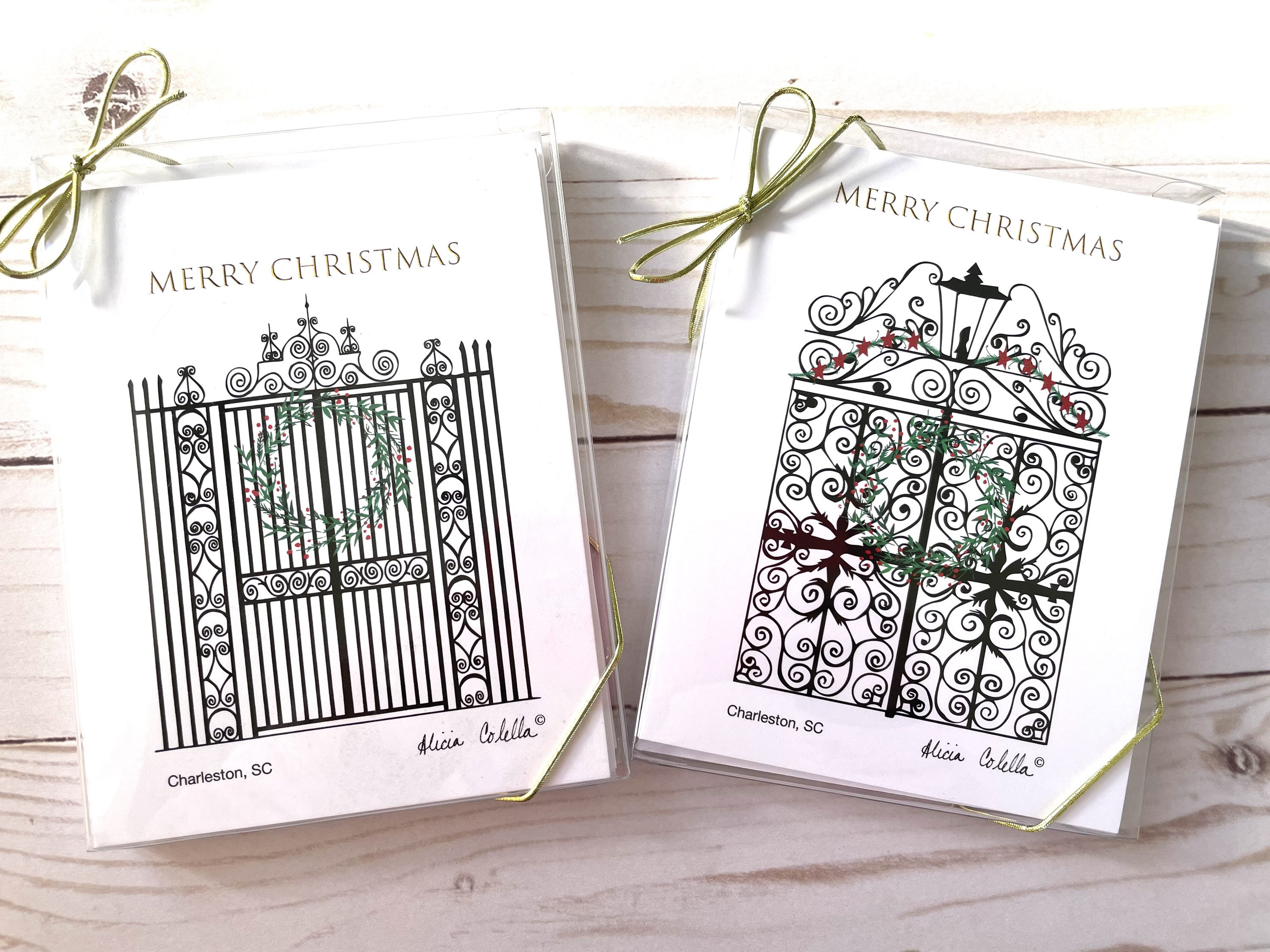 Charleston Christmas Cards, Charleston Gates, Charleston Note Cards ...