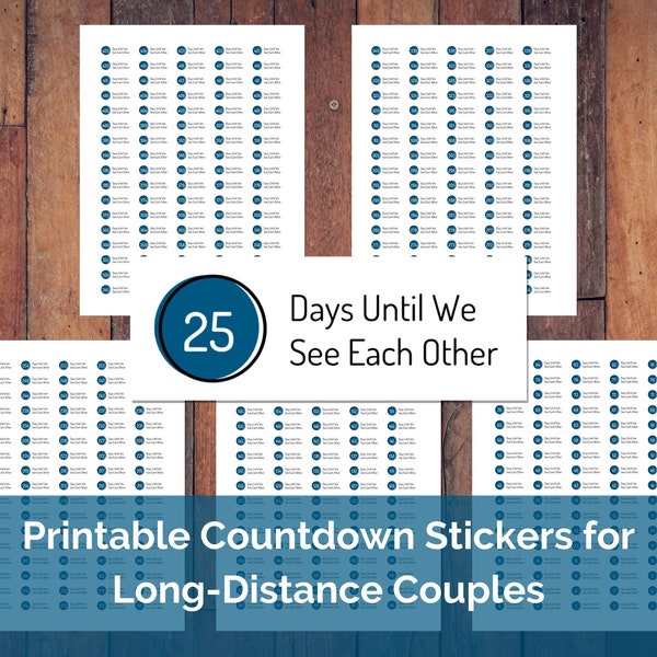 Printable Countdown - Etsy