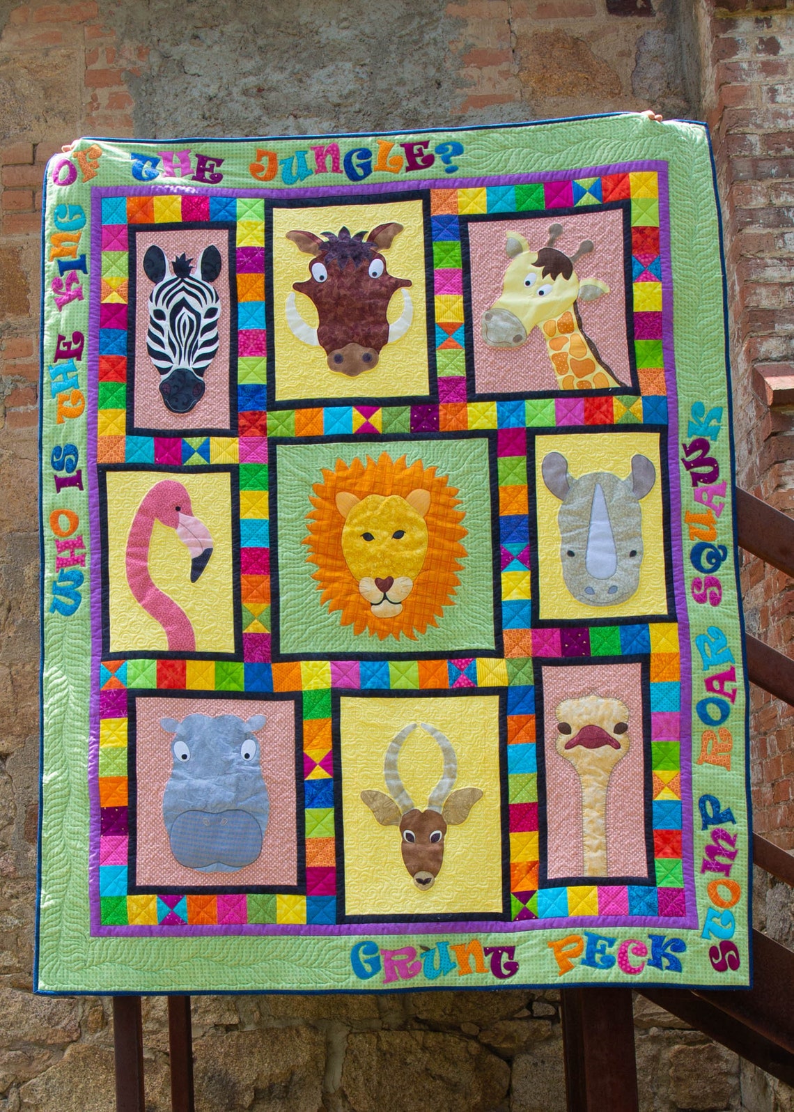 On Safari PDF Quilt Pattern - Etsy