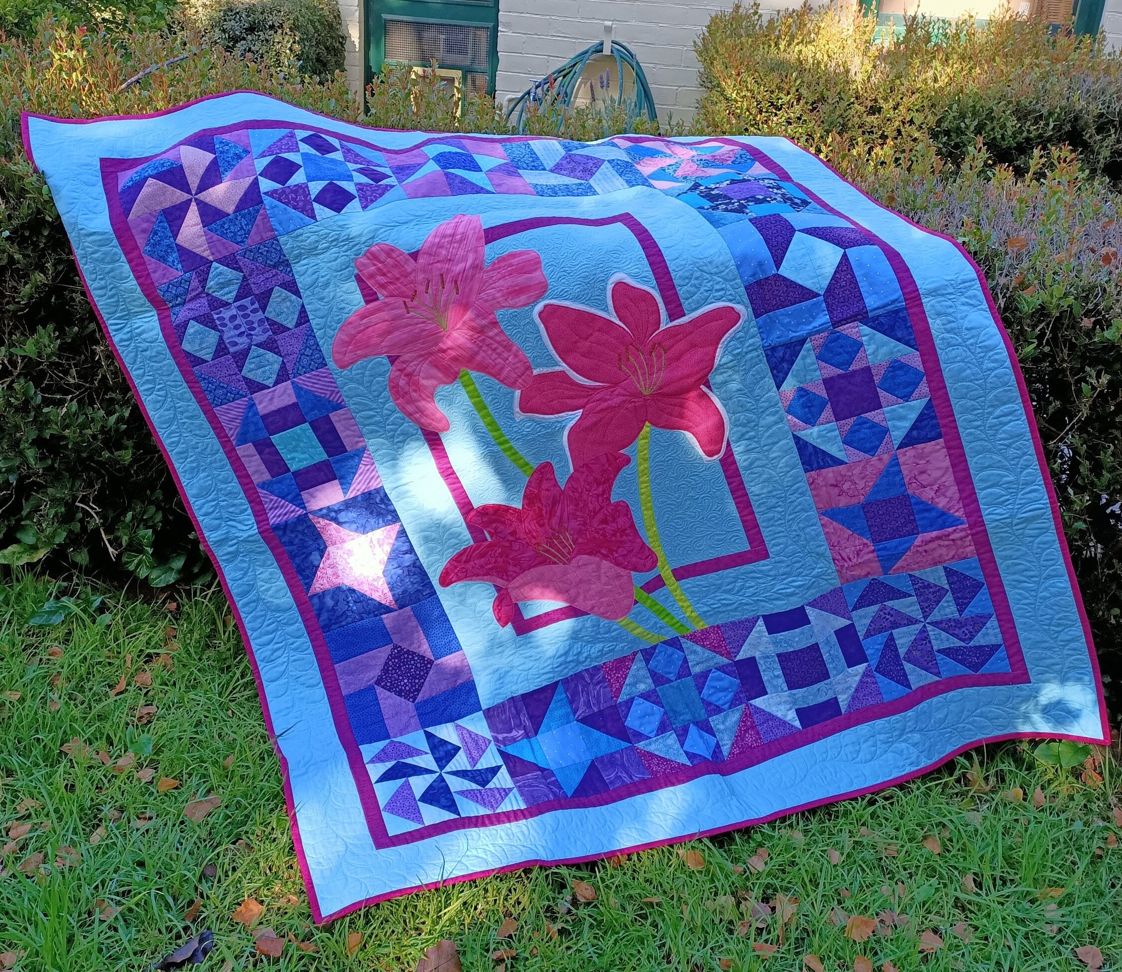 Lilies for Lily Quilt Pattern PDF Flower Applique - Etsy