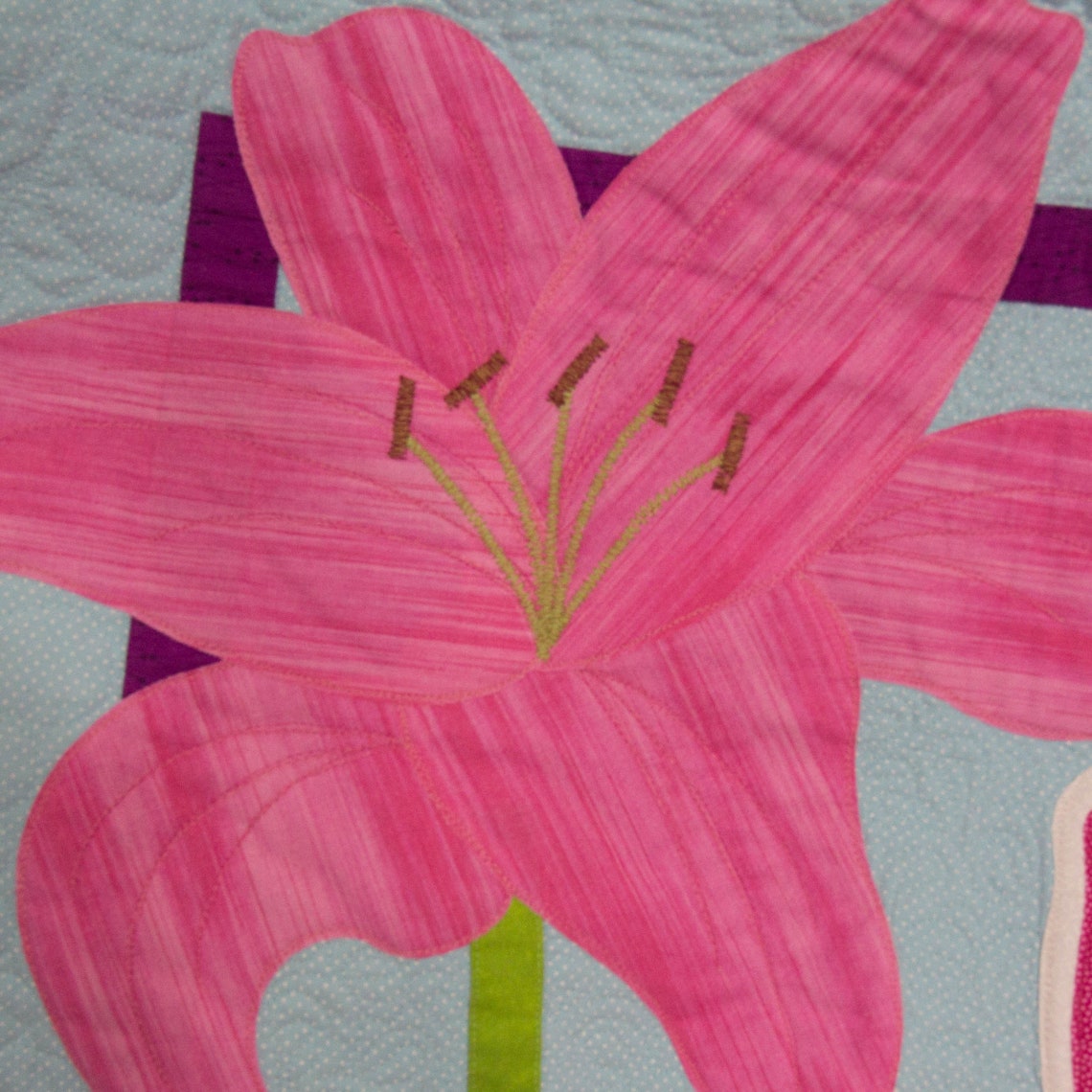 Lilies for Lily Quilt Pattern PDF Flower Applique - Etsy