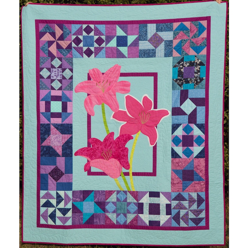 Flower Applique Quilt - Etsy