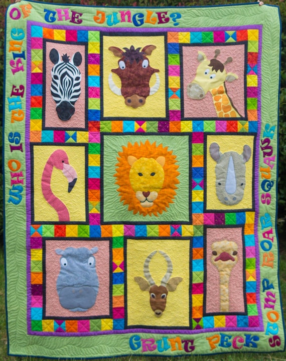 On Safari PDF Quilt Pattern | Etsy