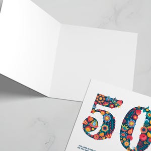 50th Birthday Card With Bible Verse. - Etsy