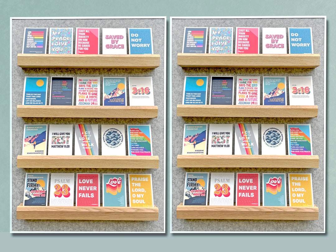 40 Christian Postcards. Modern Bible Verse Art. - Etsy UK