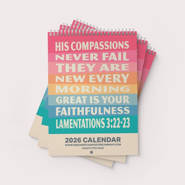 2026 Bible Verse Wall - Etsy UK