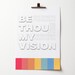 Be Thou My Vision Poster. Christian Wall Art - Etsy