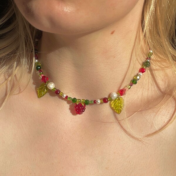 Raspberry Beads - Etsy