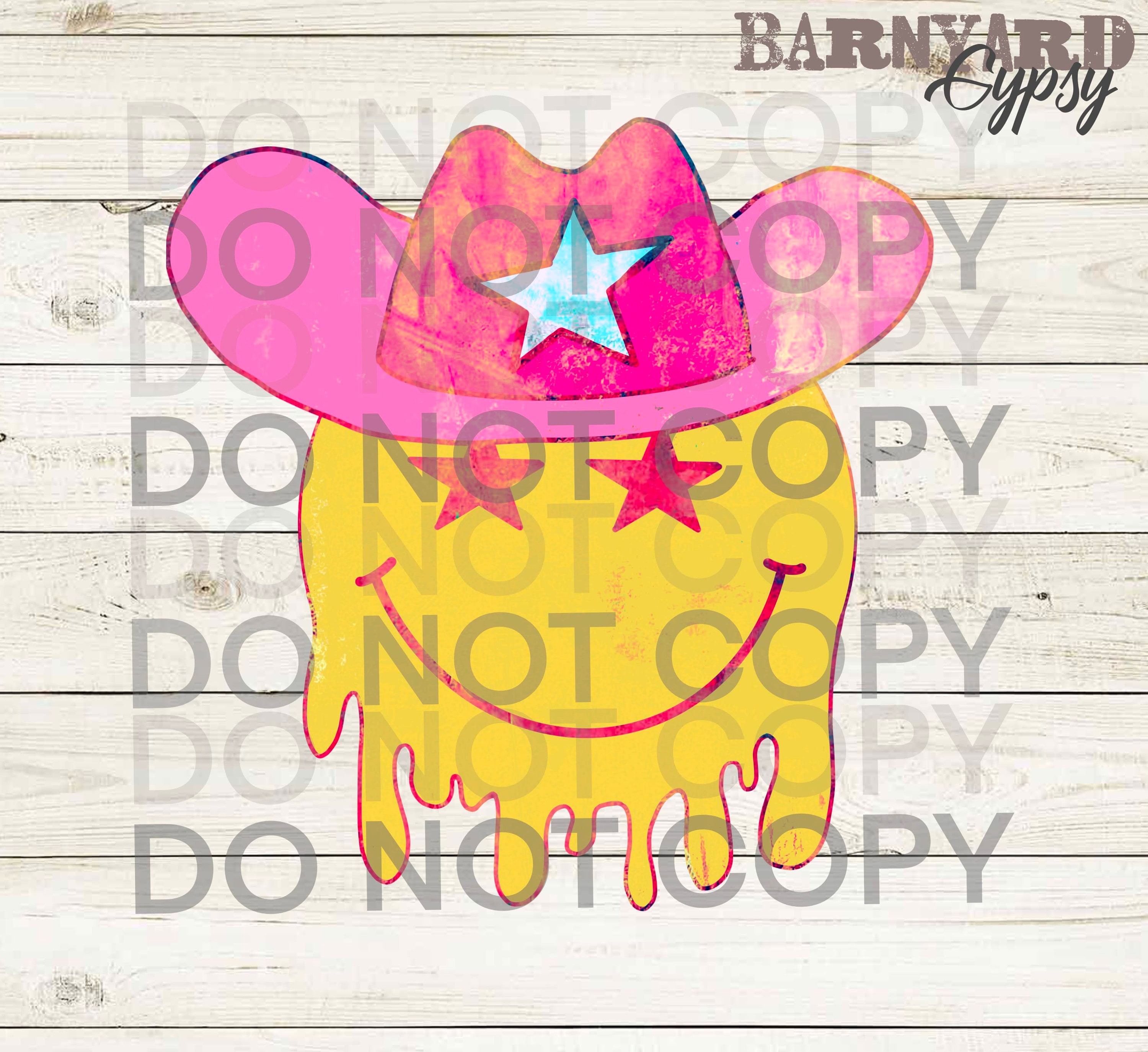 Western Smiley Face Graphicpng Formatdigital Download300 - Etsy Australia