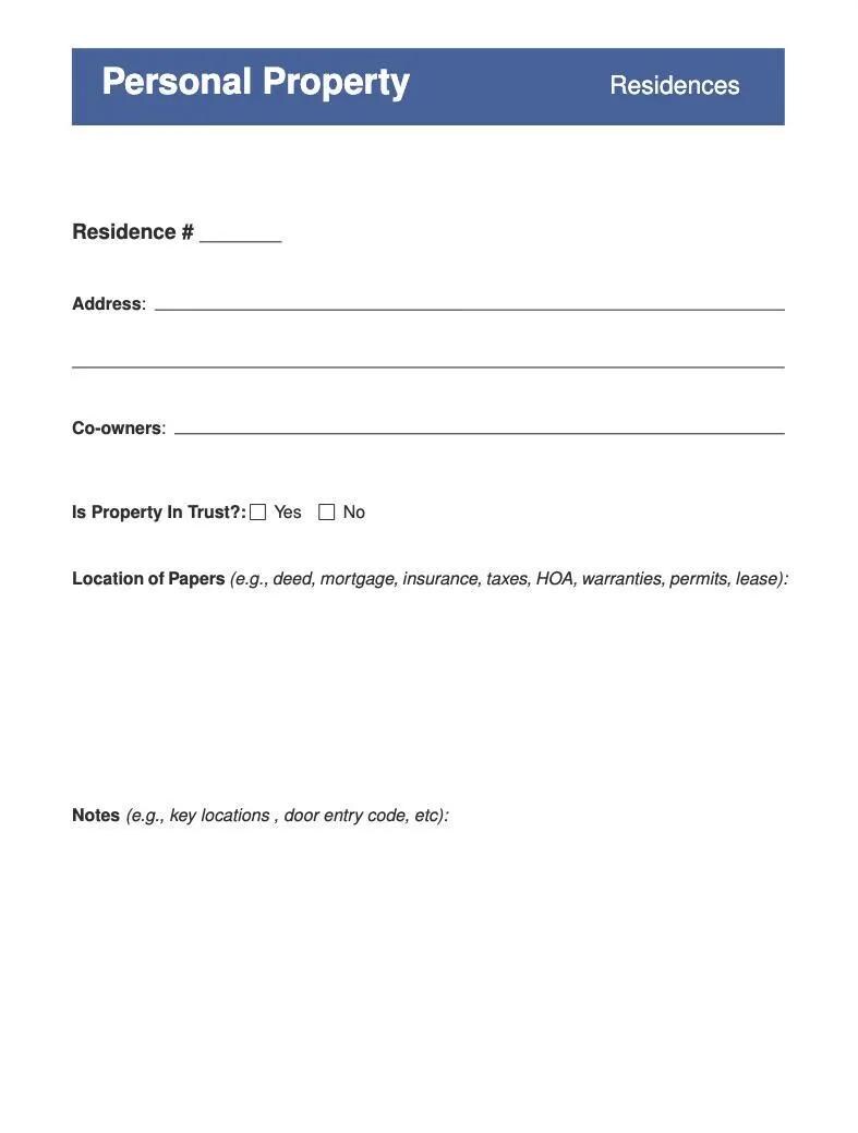 End of Life Planner Guided Final Arrangements Workbook Organizer for ...