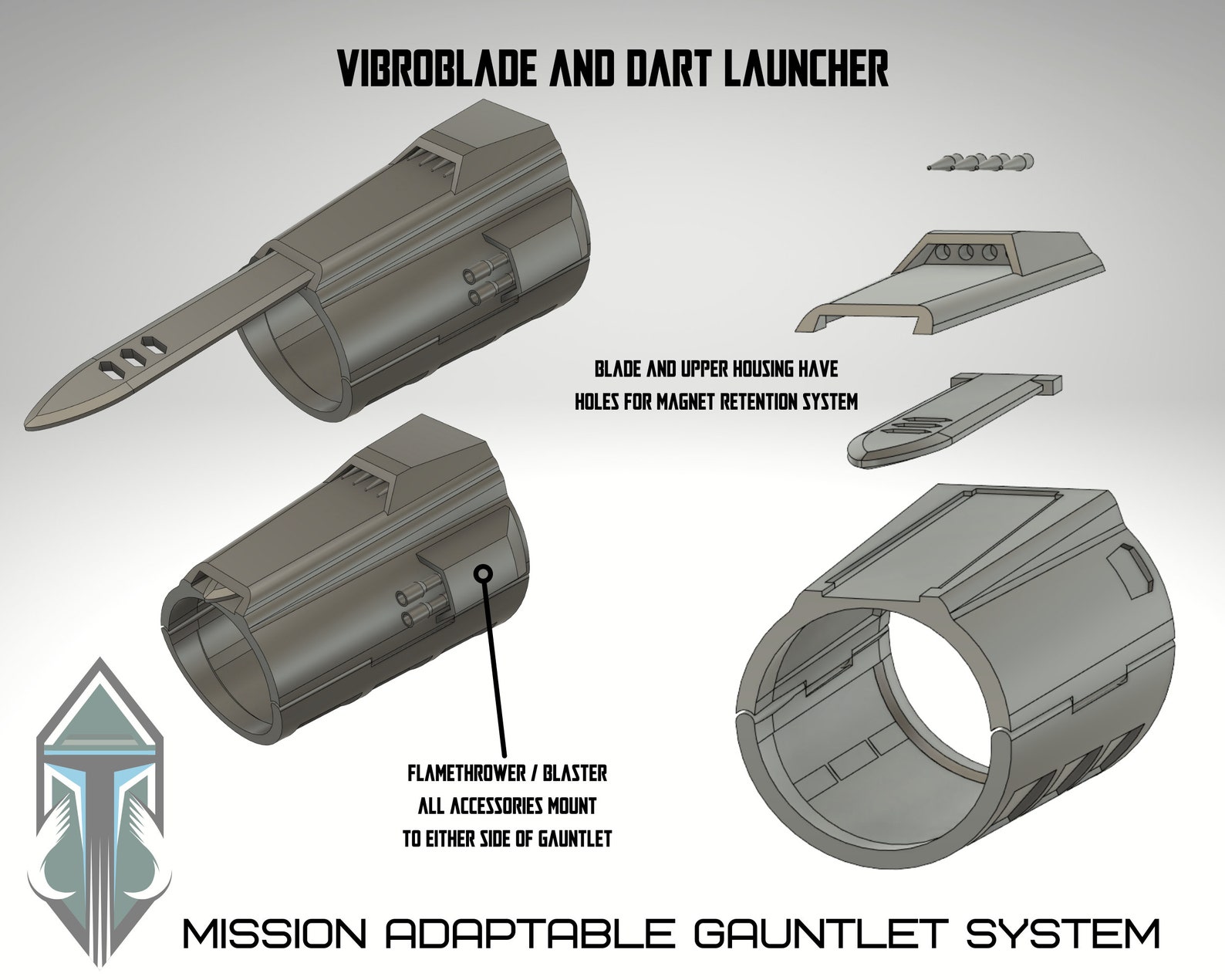 Mandalorian Mission Adaptable Gauntlet System | Etsy