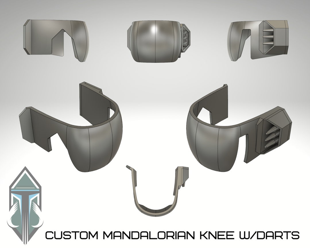 Custom Mandalorian Knee Armor With Darts - Etsy