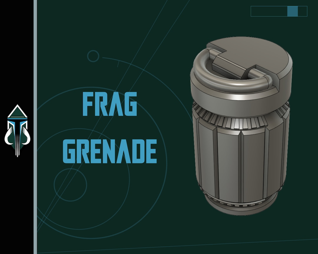 Frag Grenade Mandalorian Cosplay Prop digital Download - Etsy