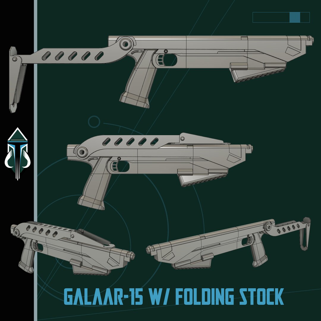 Galaar-15 Blaster Carbine Mandalorian Cosplay digital Download - Etsy ...