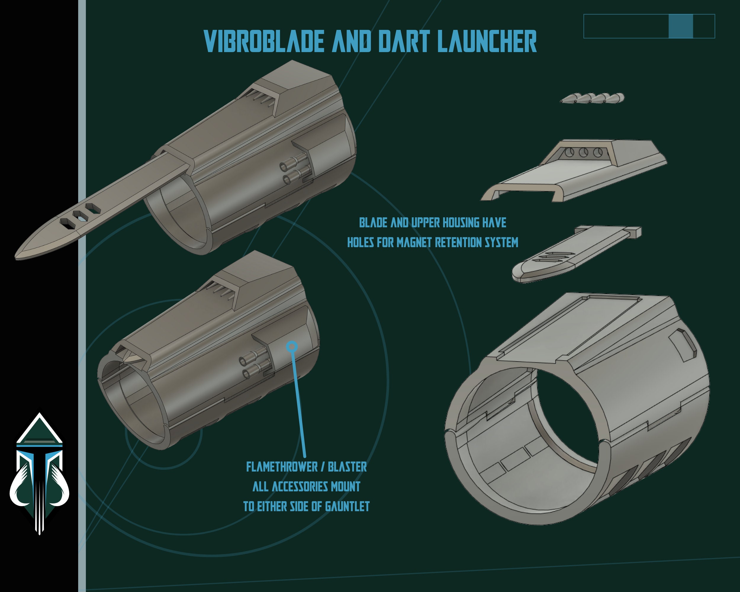 Mandalorian Mission Adaptable Gauntlet System I - Mandalorian Cosplay ...