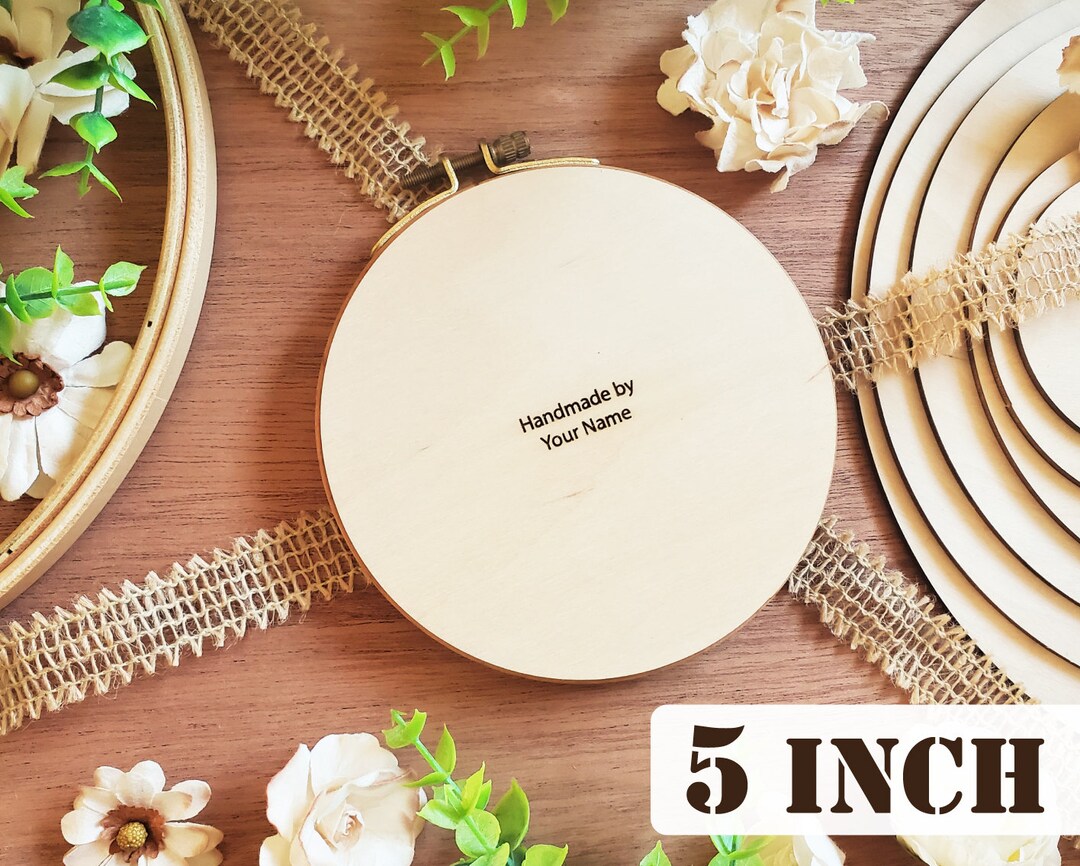 Embroidery Hoop Back 5 Inch | Embroidery Hoop, Hoop Back, Hoop Butts ...