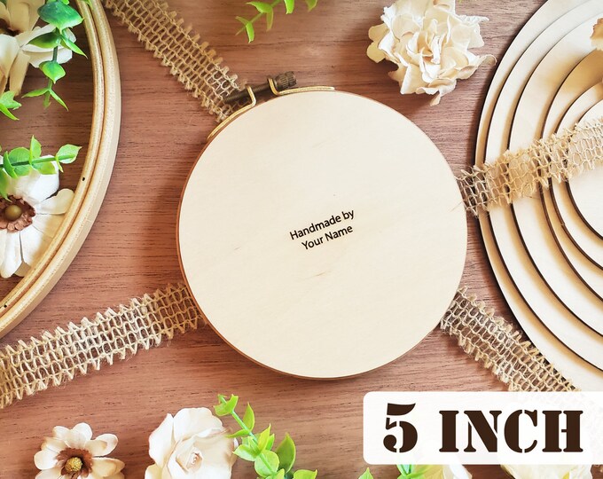 Embroidery Hoop Back 5 Inch | Embroidery Hoop, Hoop Back, Hoop Butts ...