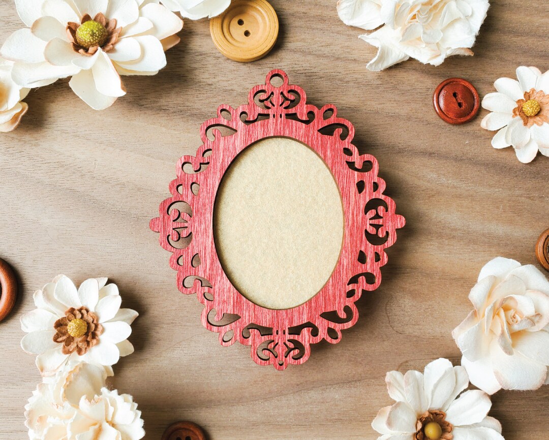Mini Embroidery Frame 1 Ornament Frame, Mini Frame, Vintage Frame for ...