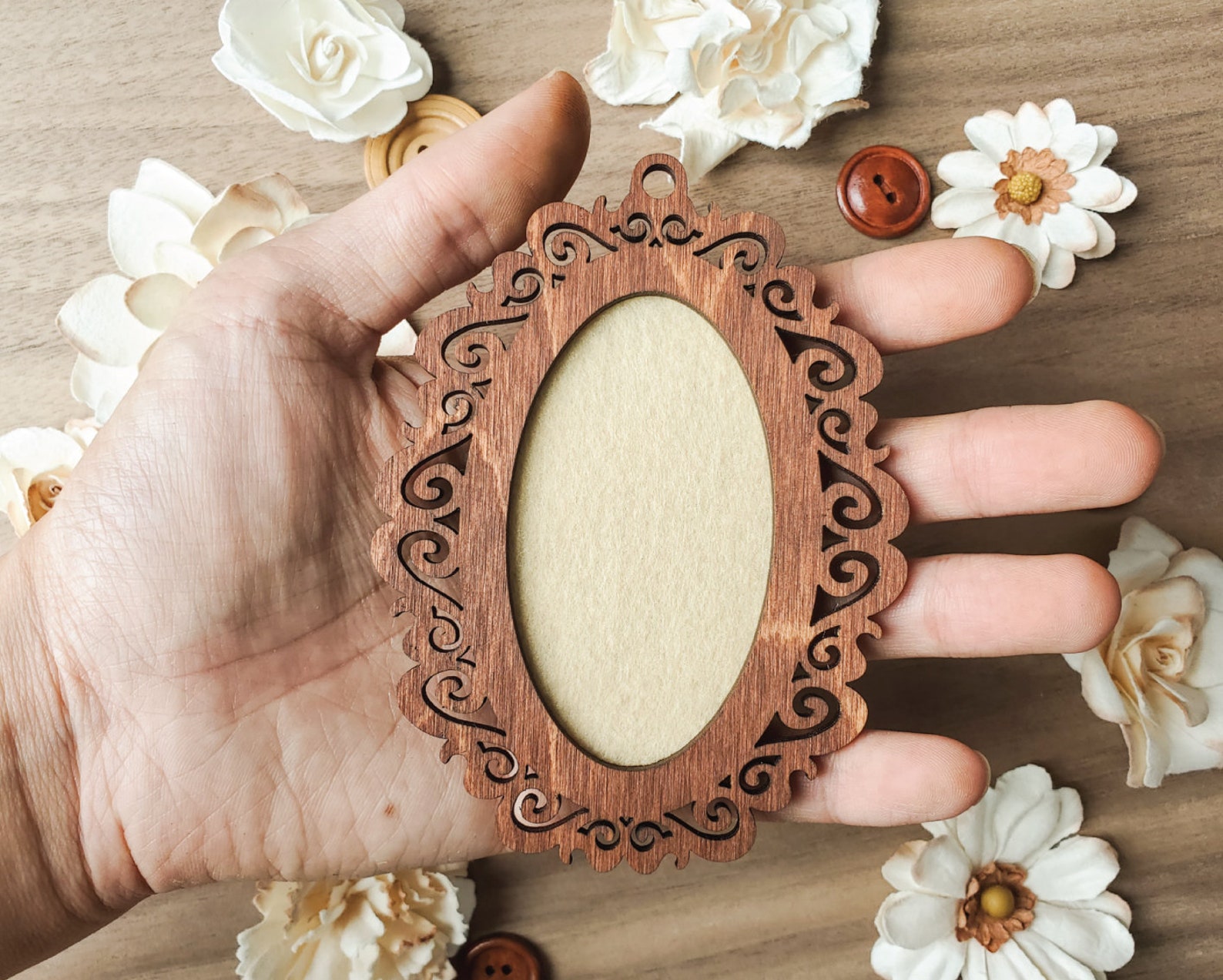 Mini Embroidery Frame 2 Ornament Frame Mini Frame Vintage | Etsy