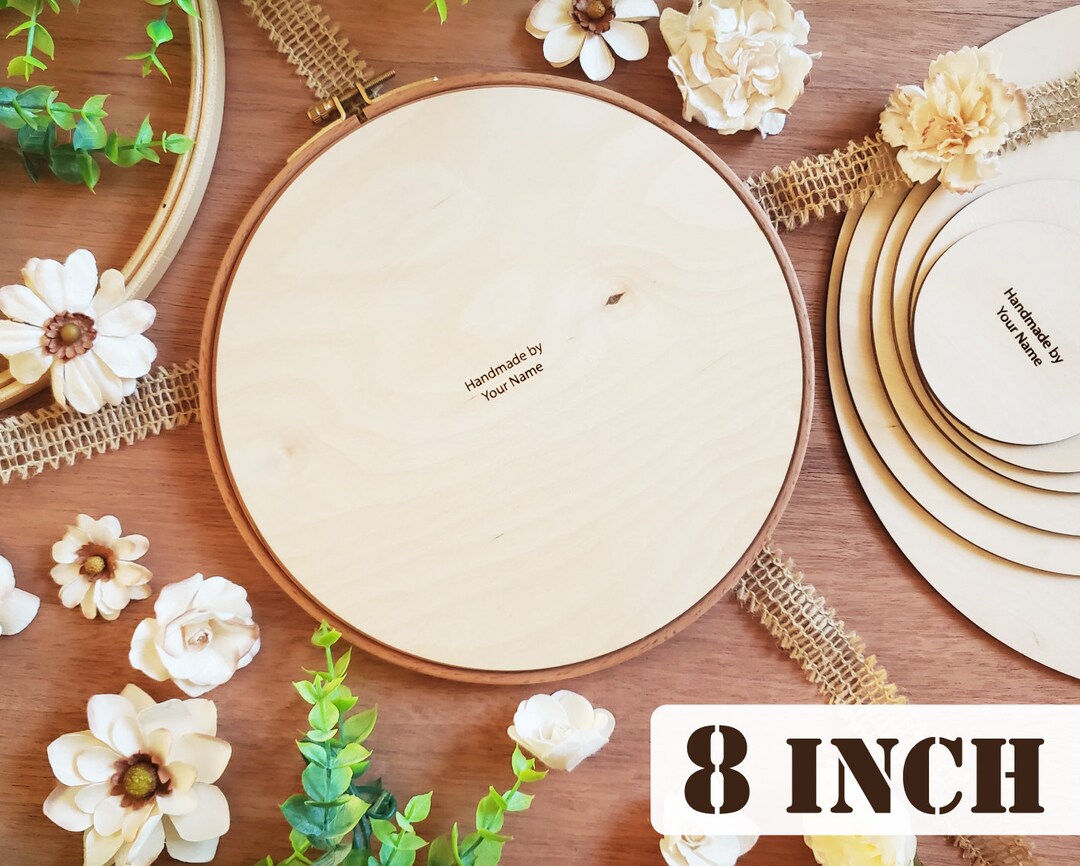 Embroidery Hoop Back 8 Inch | Embroidery Hoop, Hoop Back, Hoop Butts ...