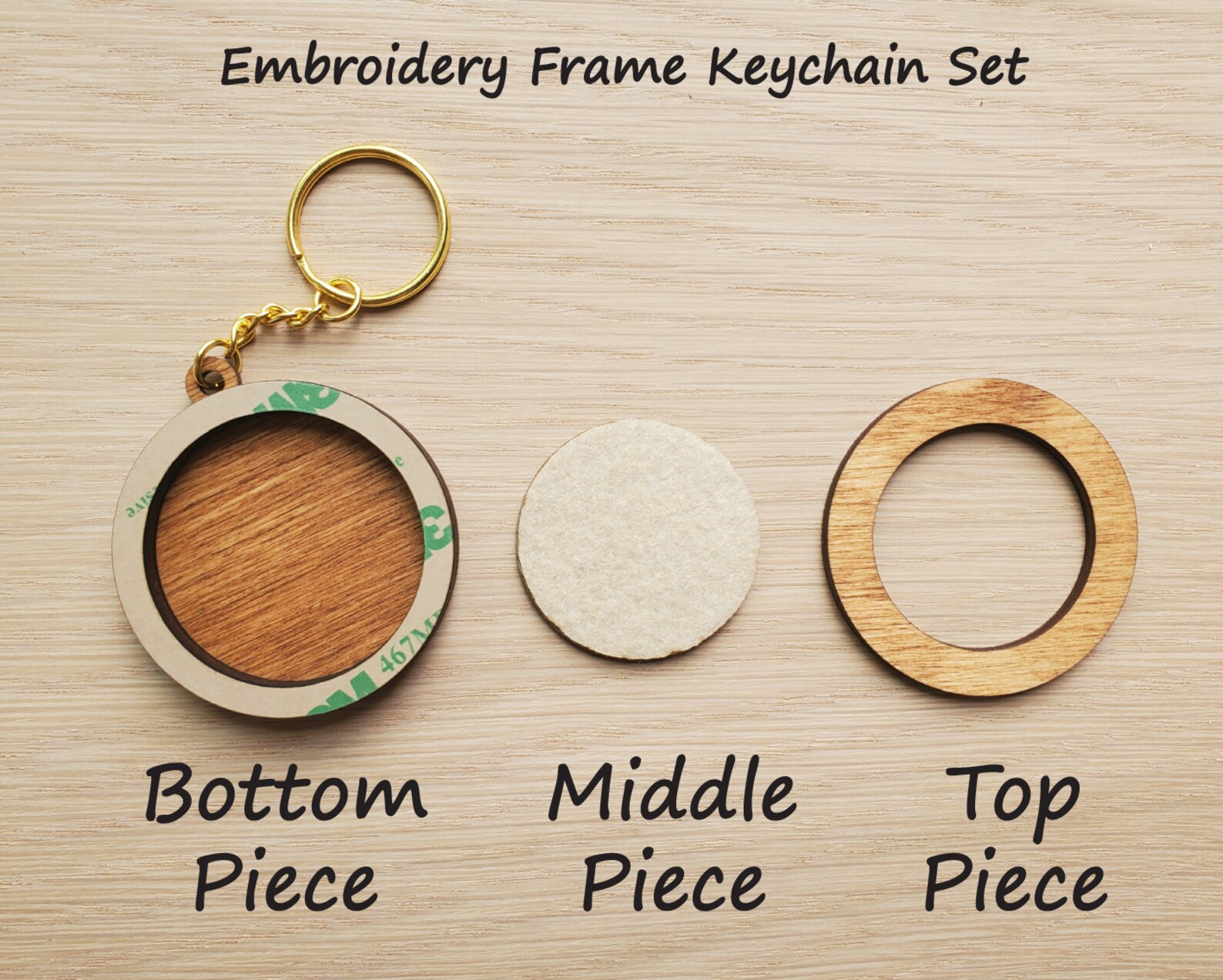 Mini Embroidery Frame Embroidery Keychain Mini Hoop Mini - Etsy