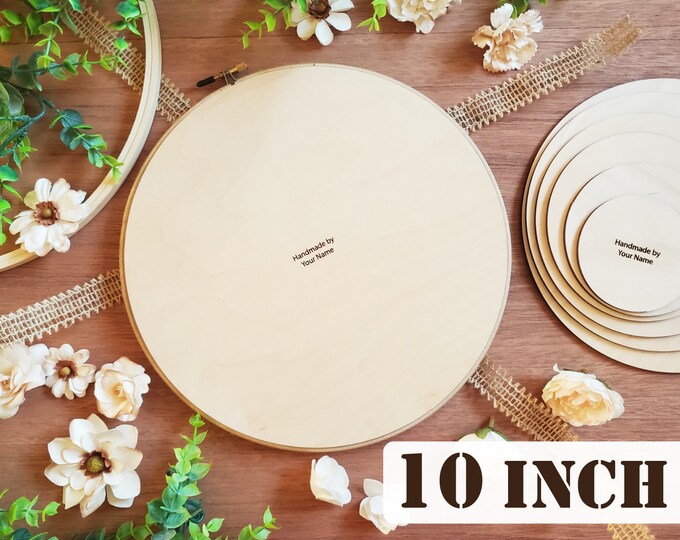 Embroidery Hoop Back 10 Inch | Embroidery Hoop, Hoop Back, Hoop Butts ...