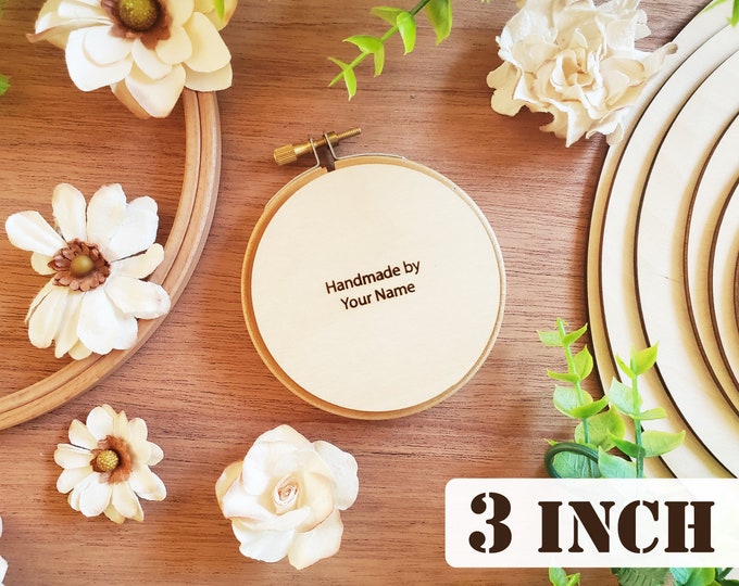 Embroidery Hoop Back 3 Inch | Embroidery Hoop, Hoop Back, Hoop Butts ...