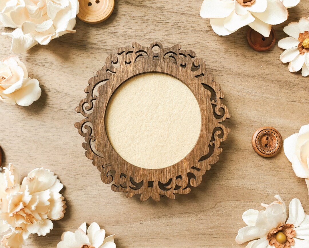 Mini Embroidery Frame 6 Ornament Frame, Mini Frame, Vintage Frame for ...